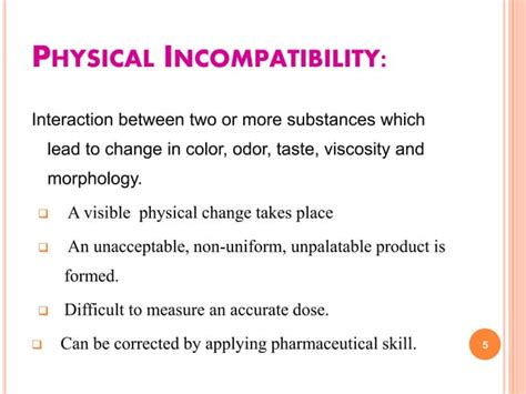 Drug Incompatibility Pptx Substance Abuse Diseases And Conditions Drug Incompatibility Pptx Substance Abuse Diseases And Conditions