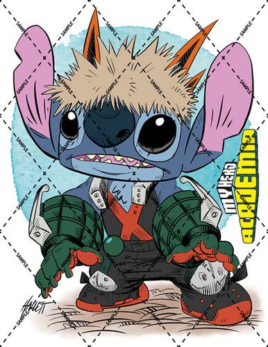 Stitch As Katsuki From My Hero Academia Mysite