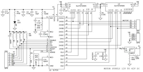 5 Phase Stepper Motor Driver Circuit Diagram
