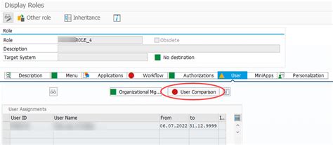 3221436 Pfcg User Master Data Comparison Is Not Working Properly