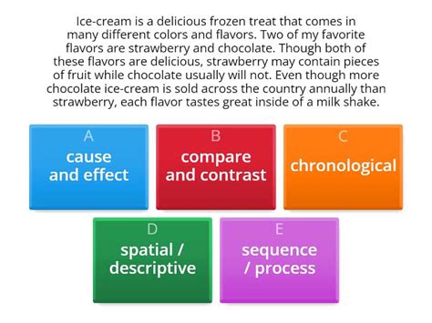 Text Structure Quiz