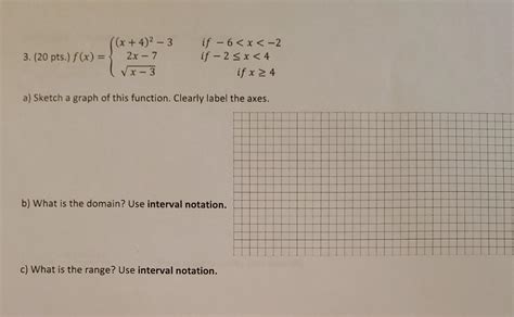 Solved 3 20 Pts F X X 4 232x7x3 If 6 Chegg Com