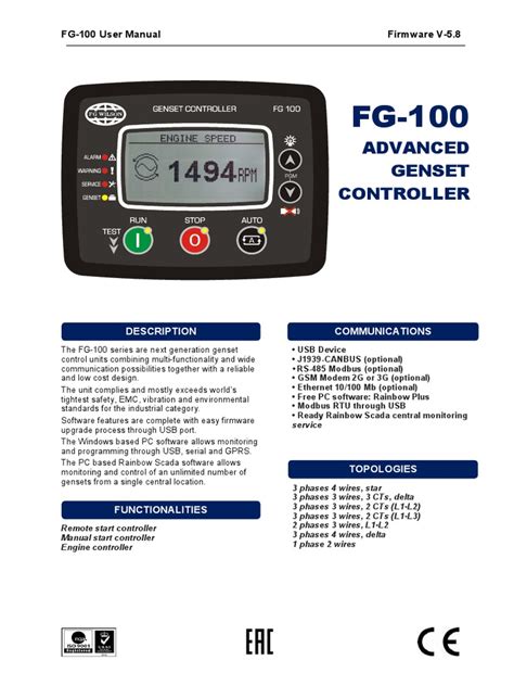 Fg100 Tech Manual V2 Pdf Power Supply Usb