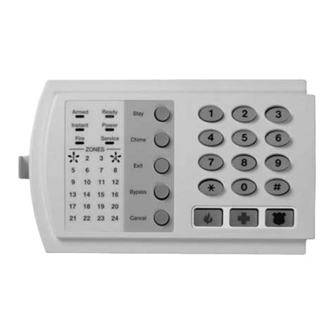 Ge Nx 1308e Caddx 8 Zone Led Keypad Installation And Startup Manual Pdf Download Manualslib