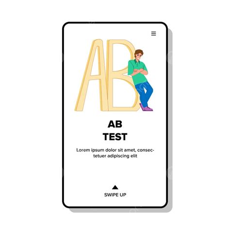 Ab 테스트 벡터 템플릿 Psd 다운로드 디자인 자료 다운로드