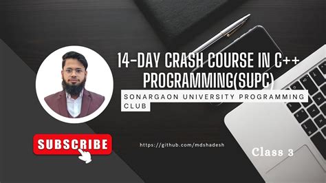 14 Day Crash Course In C Programmingsupc Class 3 C Operators