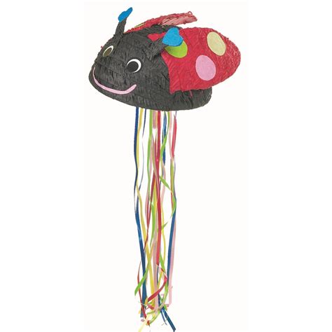 Ladybug Pull String Pinata Bugpin002 Discount Party Supplies