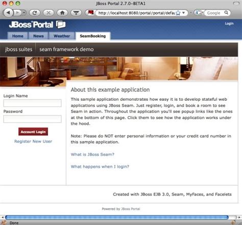 Developing Portlets Using Jsf Ajax And Seam Part 3 Of 3 Infoq