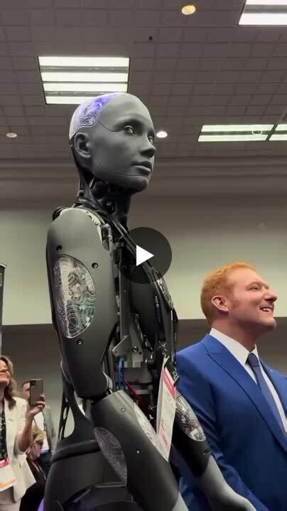 Ai Ameca Artificialintelligence Humanoidrobots Exponentialtech Octave Analytics