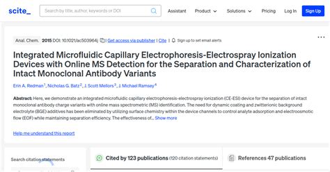 Integrated Microfluidic Capillary Electrophoresis Electrospray Ionization Devices With Online Ms