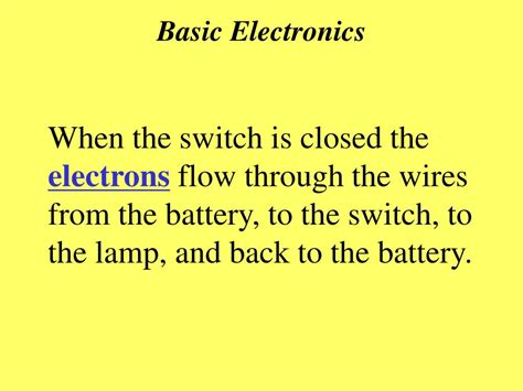 PPT Basic Electronics PowerPoint Presentation Free Download ID
