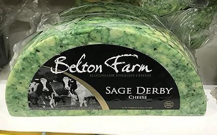 Sage Derby Cheese Belton Farm Hand Made Semi Hard