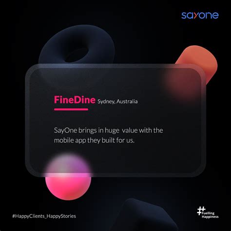 Sayone Technologies On Linkedin Sayonetech Fuellinghappiness