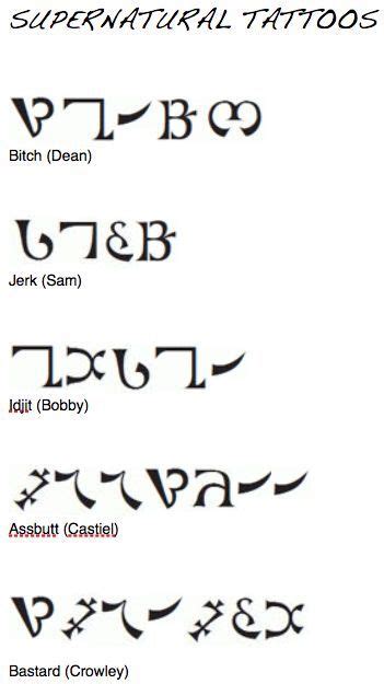 Enochian Tattoos
