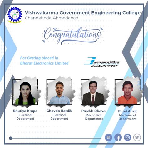 Vishwakarma Government Engineering College On Linkedin Vgec