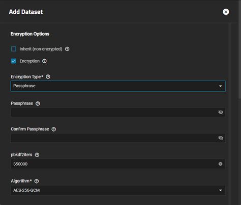 Datasets Truenas Documentation Hub