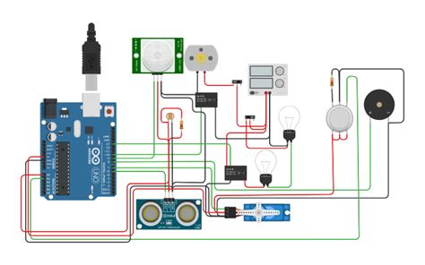 Circuit Design Smart Home Tinkercad
