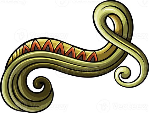 Cartoon Decorative Curl 38042181 Png