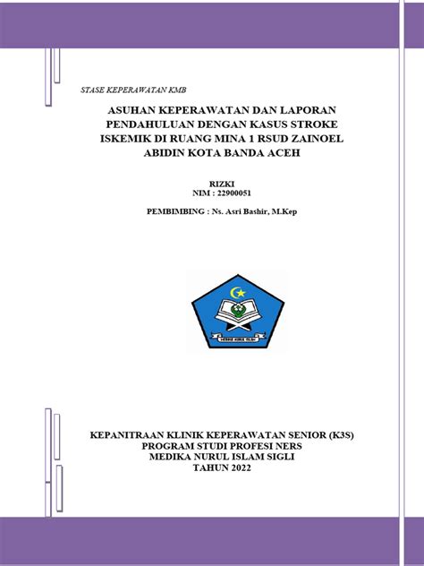 Lp Stroke Iskemik Selesai Pdf
