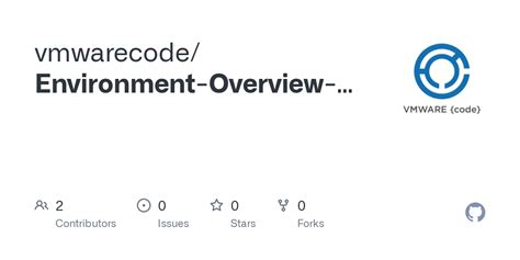 Github Vmwarecode Environment Overview V Dashboard And Views