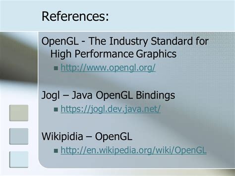 Opengl The Open Graphics Language Introduction By Ricardo Veguilla