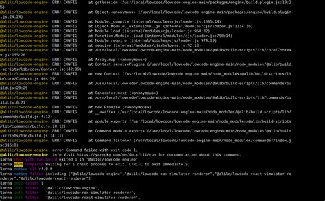 lowcode engine npm run build 构建失败 · issue 1196 · alibaba lowcode