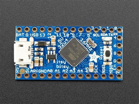 Pinouts Introducing ItsyBitsy 32u4 Adafruit Learning System