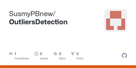 Github Susmypbnewoutliersdetection