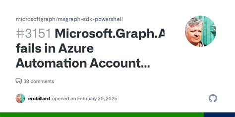 Microsoftgraphauthentication Fails In Azure Automation Account Due To A Dependency On System