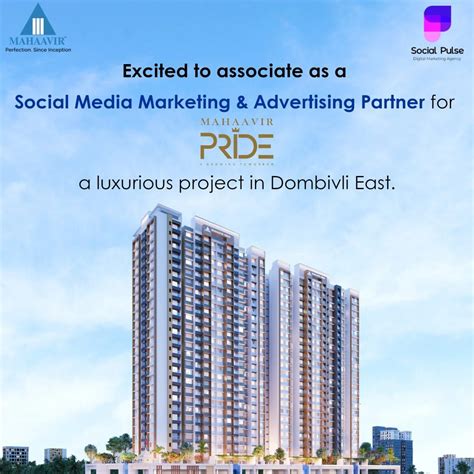 Mahaveerpride Luxuryliving Realestate Dombivli Partnership Socialmediamarketing