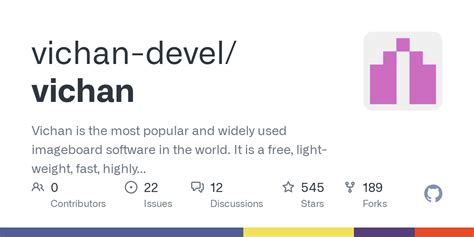 Github Vichan Devel Vichan Vichan Is The Most Popular And Widely Used Imageboard Software In