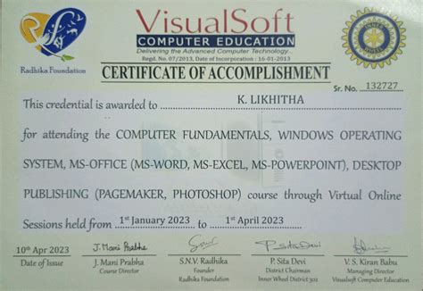 Its Been A While Since I Have Completed Computer Fundamentals Ms Office Desktop Publishing