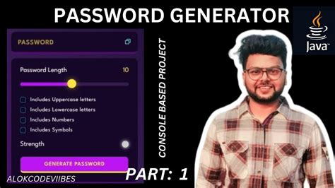 Password Generator In Java Console Based Project Passwordgenerator Java Youtube