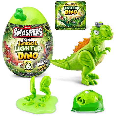 Smashers Mini Jurassic Light Up Dino Egg By Zuru Smyths Toys Uk
