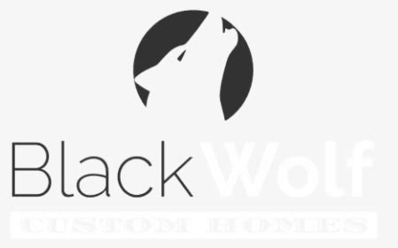 Black Wolf Custom Homes Graphic Design Hd Png Download Kindpng