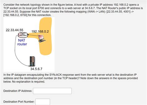 solved consider the network topology shown in the figure below a host