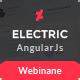 Electric Admin Panel Dashboard Angular JS Template By WebinaneHTML