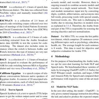 Summary On Test Sets And Their Sizes Used In Evaluation For The Speech Download Scientific