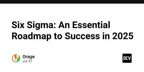 Six Sigma An Essential Roadmap To Success In 2025 Dev Community
