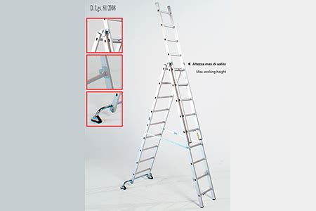 Scala In Alluminio Allungabile Doppia COLORIFICIO M