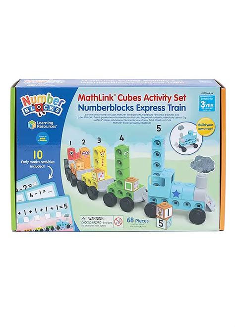 Mathlink® Cubes Numberblocks® Express Train Activity Set Curvissa