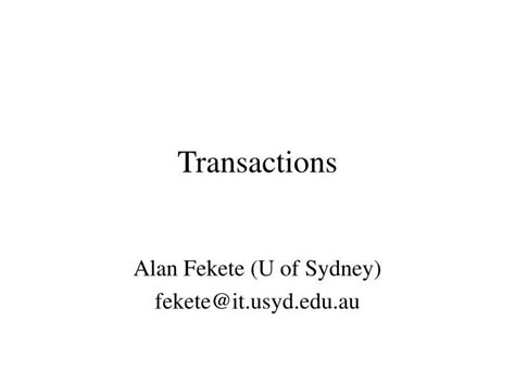 PPT Transactions PowerPoint Presentation Free Download ID 6326624