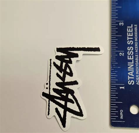 Stussy Logo Sticker Waterproof Decal For Laptop Skateboard