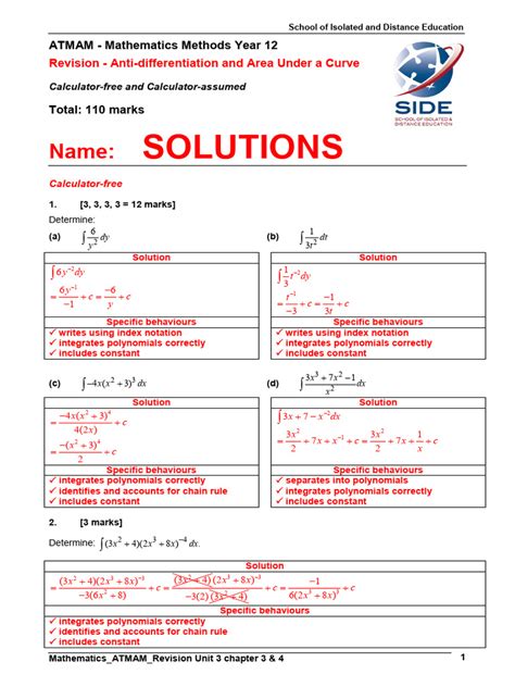 unit 3 chapter 3 and 4 revision solutions pdf velocity speed