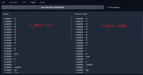 A Different Value Of Nbatch Gives Different Logits Llamacpphf · Issue 4478 · Oobabooga