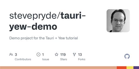 Github Steveprydetauri Yew Demo Demo Project For The Tauri Yew