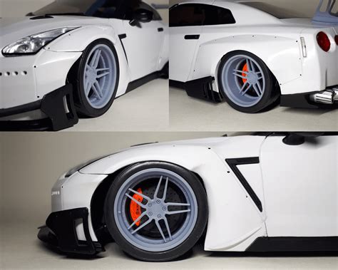👽 Volk Racing Te37 Ultra 118 Wheels For Boost Wars Gtr R35・archivo Stl