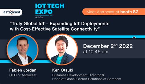 Astrocast To Speak At Iot Tech Expo Global Astrocast