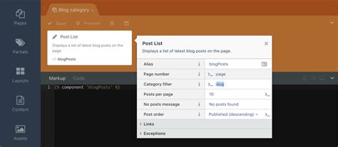 getting started with october cms and static pages v 2 october cms