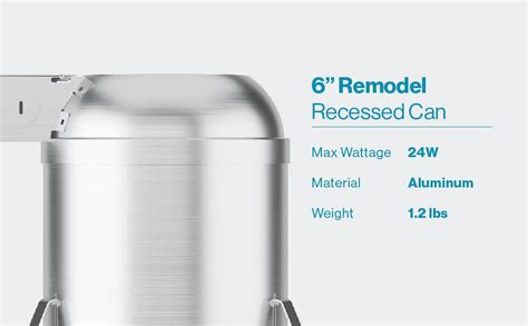 Sunco 24 Pack Can Lights For Ceiling 6 Inch Remodel Recessed Lighting